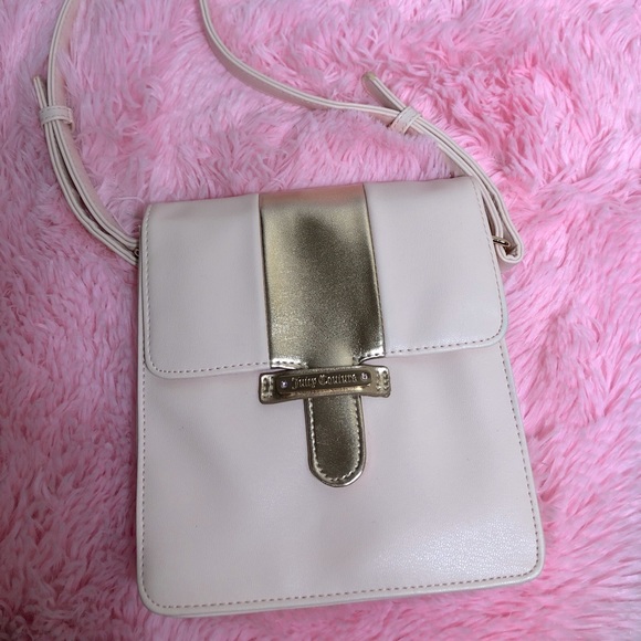 Juicy Couture | Bags | Juicy Couture Pink Gold Crossbody Handbag Purse ...